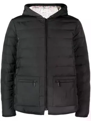 Thom Browne Padded-design Hooded Jacket