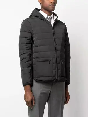 Thom Browne Padded-design Hooded Jacket