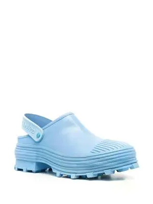 Camper Logo-strap Chunky Mules - Blue