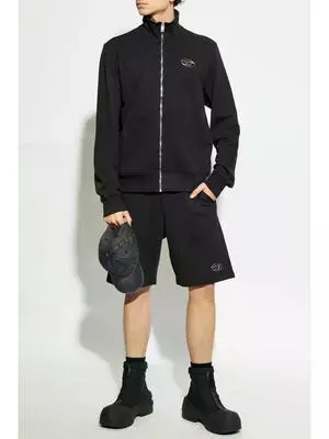 DIESEL® Elasticated Waistband Shorts With Logo Detail