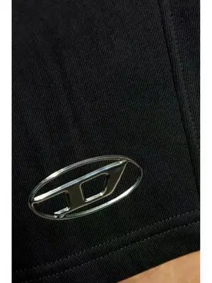 DIESEL® Elasticated Waistband Shorts With Logo Detail