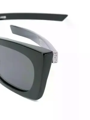 RETROSUPERFUTURE Fred Square Frame Sunglasses - Black
