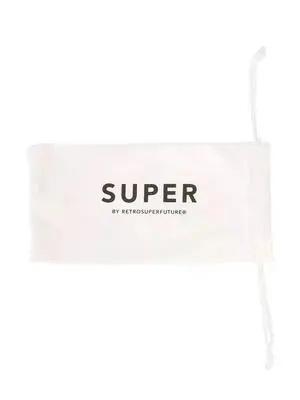 RETROSUPERFUTURE Fred Square Frame Sunglasses - Black