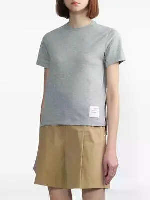 Thom Browne Logo-patch Short-sleeve T-shirt