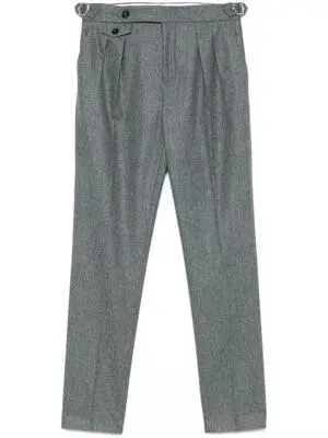 Brunello Cucinelli Flannel Double-pleat Trousers