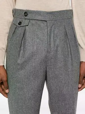 Brunello Cucinelli Flannel Double-pleat Trousers