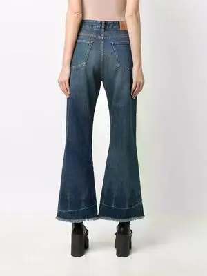 Stella McCartney The '90s Cropped Flared Jeans