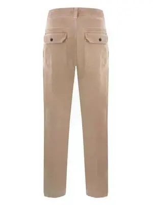 Incotex Garment-dyed Straight-leg Trousers - Neutrals