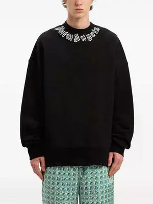 Palm Angels Logo-print Cotton Sweatshirt