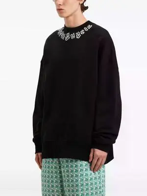 Palm Angels Logo-print Cotton Sweatshirt