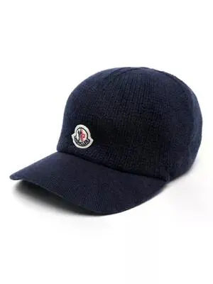 Moncler Knit Baseball Cap - Blue