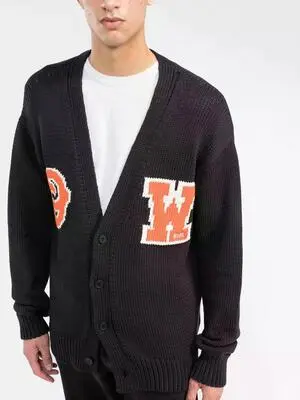 Off-White Logo-intarsia Cardigan