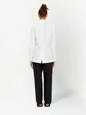 MAISON MARGIELA Pinstriped Single-breasted Blazer