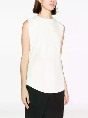 Michael Kors Pleat-detailing Tank Top - Neutrals
