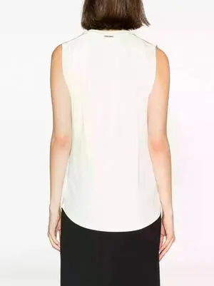 Michael Kors Pleat-detailing Tank Top - Neutrals