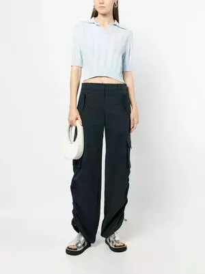 SYSTEM Knitted Cropped Top