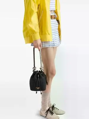 Prada Striped Poplin Mini Skirt