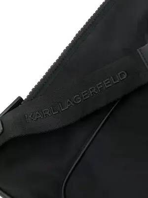 Karl Lagerfeld Ikon Logo-appliqué Crossbody Bag