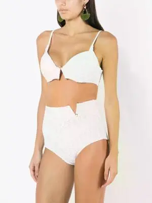 AMIR SLAMA Open-knit Underwire Bikini Set