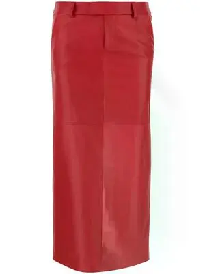 ARMARIUM Leather Column Skirt