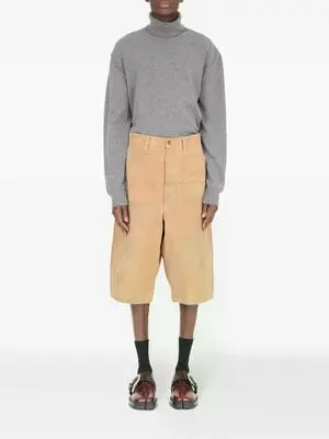 MAISON MARGIELA High-waisted Cotton Shorts