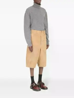 MAISON MARGIELA High-waisted Cotton Shorts