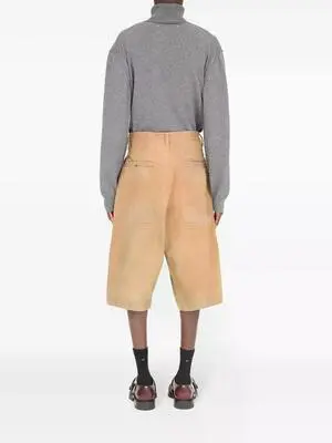 MAISON MARGIELA High-waisted Cotton Shorts