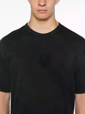 C.P. COMPANY Logo-embroidered T-shirt