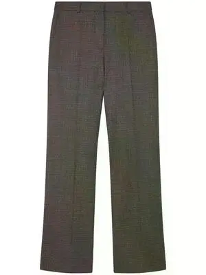 Stella McCartney Wool Tailored Trousers - Grey