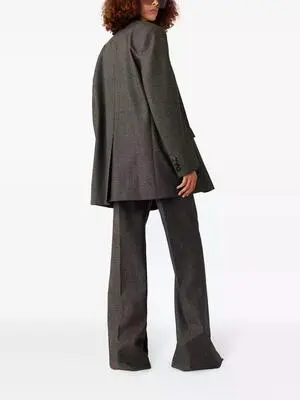 Stella McCartney Wool Tailored Trousers - Grey