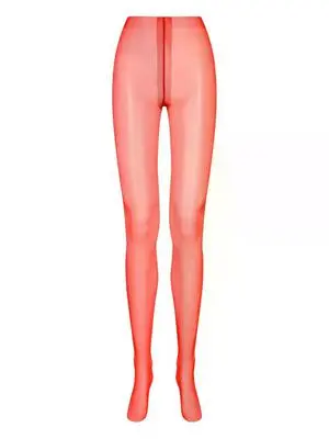 MAISON CLOSE Stretch Voile Tights - Red