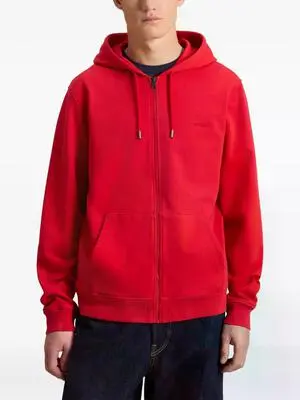 Woolrich Fleece Zip-up Hoodie - Red