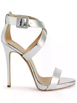 GIUSEPPE ZANOTTI 120mm Bellis Leather Sandals