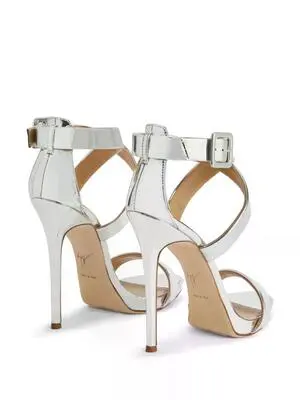GIUSEPPE ZANOTTI 120mm Bellis Leather Sandals