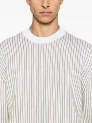 Zegna Striped Wool Sweater