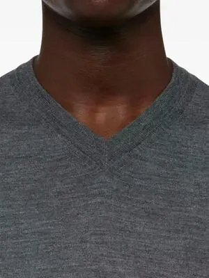 FERRAGAMO V-neck Wool Sweater