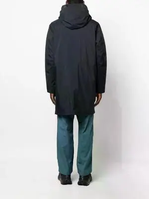 C.P. COMPANY Layered Logo-print Coat