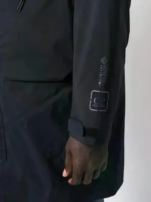 C.P. COMPANY Layered Logo-print Coat