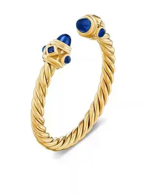David Yurman 18kt Yellow Renaissance Sapphire Ring