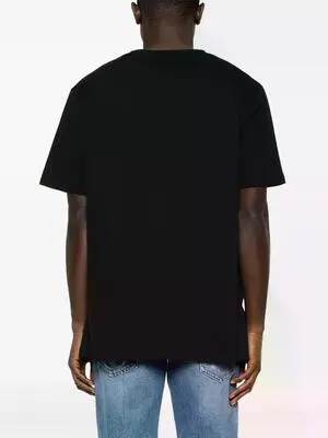 Balmain Flocked-logo T-shirt