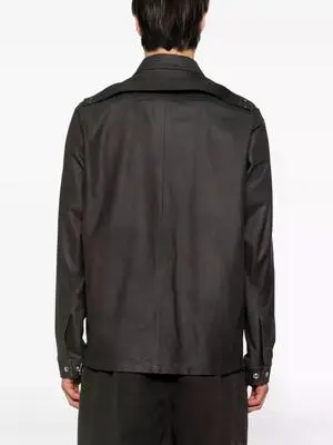 Rick Owens Brad Leather Jacket - Grey
