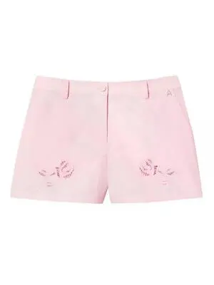 TWINSET Floral-embroidered Shorts