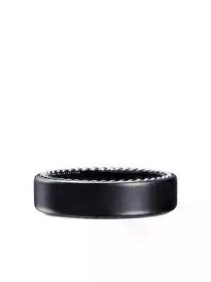 David Yurman Streamline Band Ring - Black