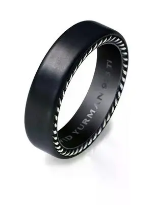 David Yurman Streamline Band Ring - Black