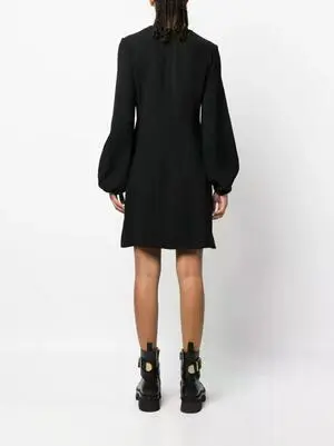 P.a.r.o.s.h Long-sleeved A-line Mini Dress