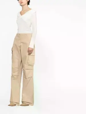 Coperni Wide-leg Cargo Trousers - Neutrals