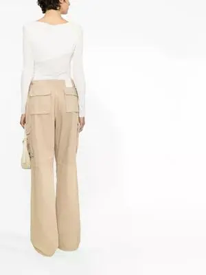 Coperni Wide-leg Cargo Trousers - Neutrals