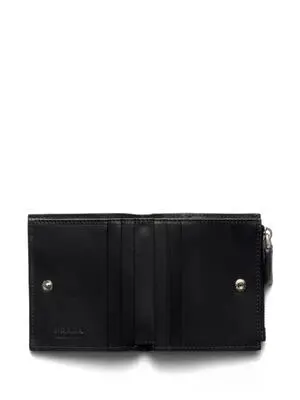 Prada Small Leather Wallet - Black