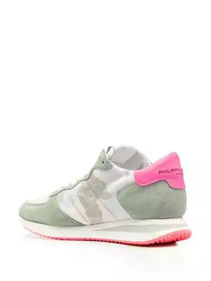Philippe Model Camouflage-pattern Suede Sneakers - Green