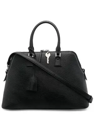 MAISON MARGIELA Multi-pocket Leather Tote Bag